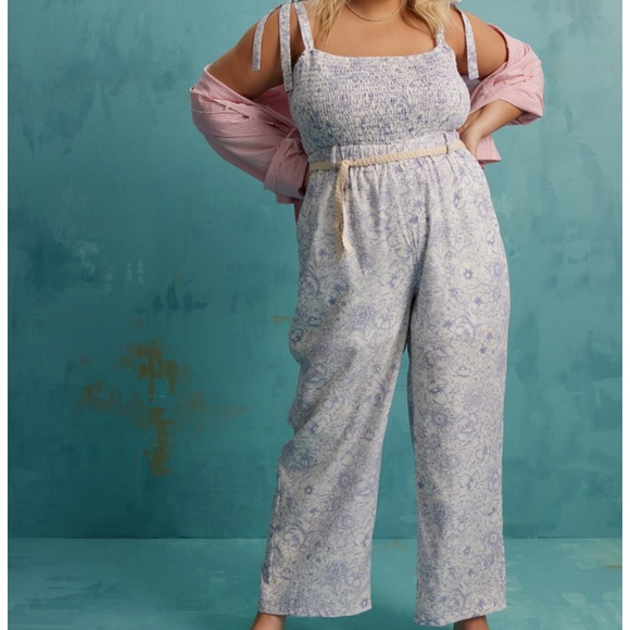 ARULA | Pants & Jumpsuits | New Arula Floral Jumpsuit Plus Size A X ...
